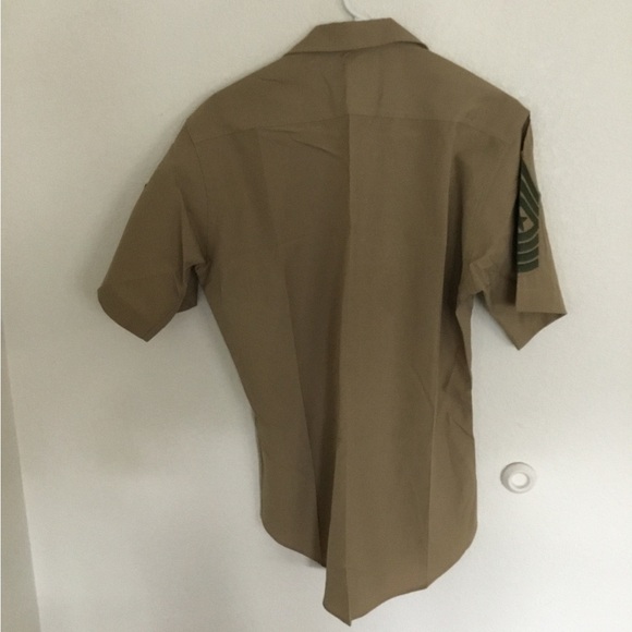 creighton | Shirts | Marine Corps Khaki Charlie Shirt Size Large ...